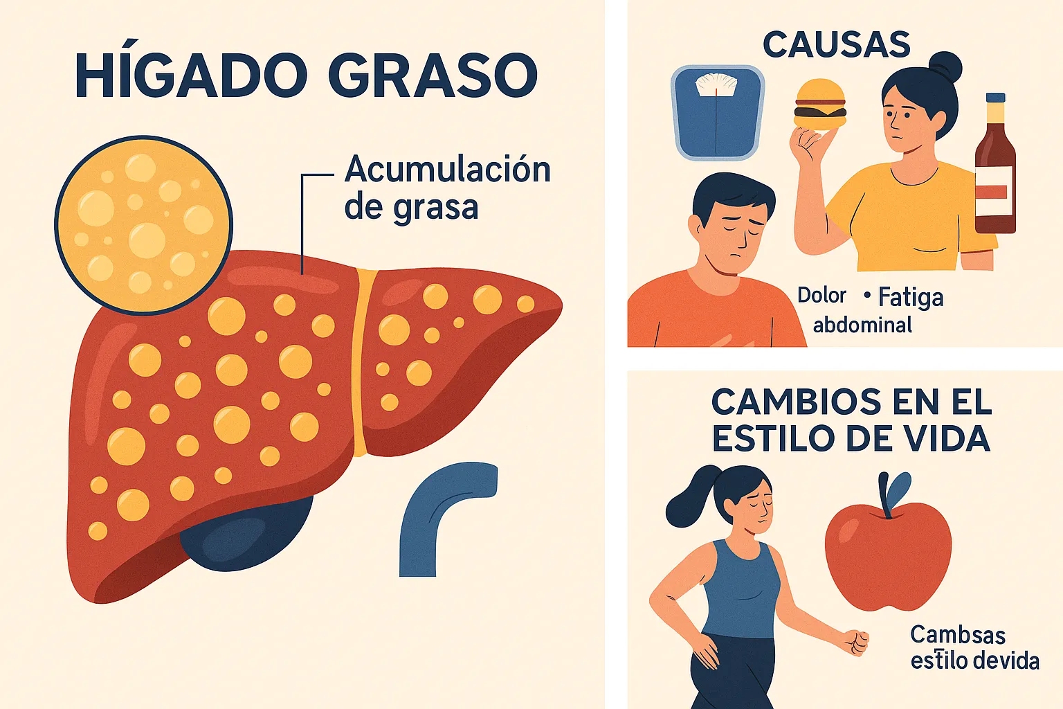 ¿Se puede curar el hígado graso?